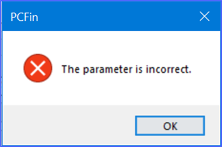 AutoPIPE - "The parameter is incorrect" message appears when importing a PCF file, why ...