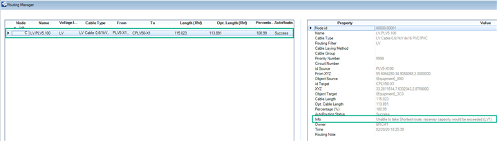 OpenPlant - How to visualize Optimal and Actual Cable Routes in Bentley ...