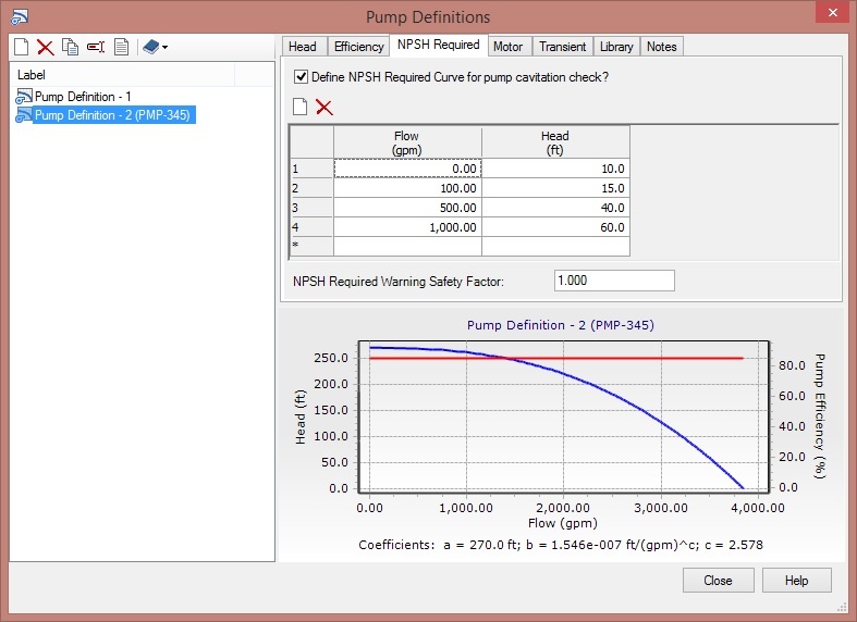 OpenFlows | Water Infrastructure - Calculating Net Positive Suction Head (NPSH) - Communities