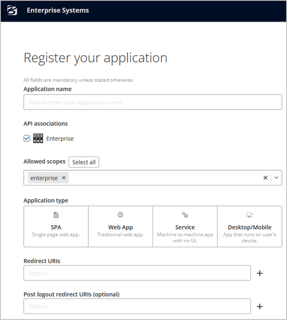 SYNCHRO Construction Solution - Register Application - Communities