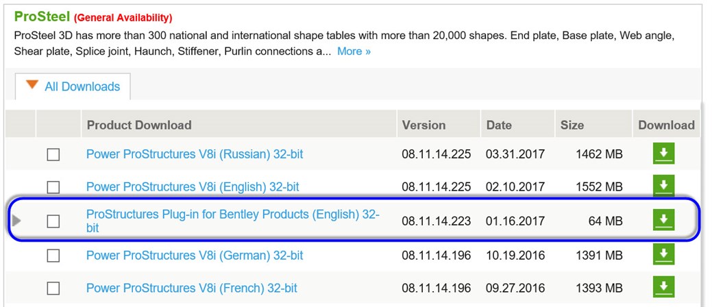 ProStructures - Bentley View Plugin für ProSteel Dateien - Communities