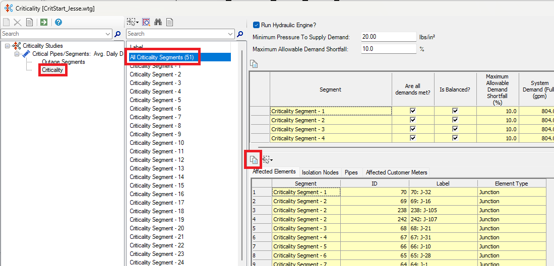 OpenFlows | Water Infrastructure - Running a Criticality Analysis - Communities