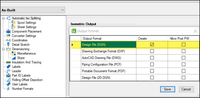 OpenPLANT | AutoPLANT - How to disable Post to ProjectWise option for ...