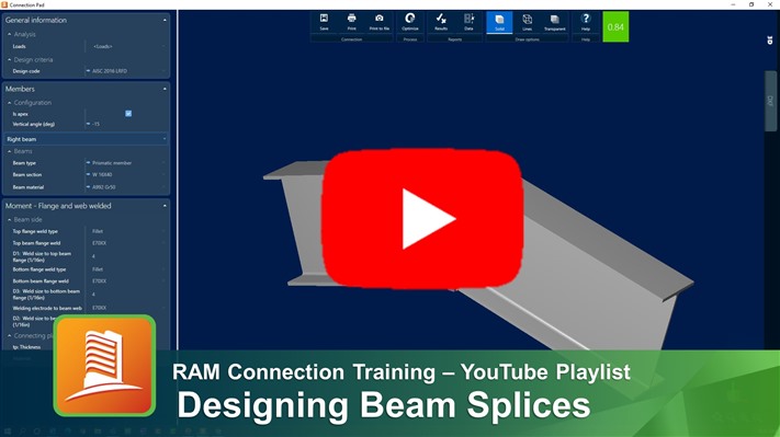 RAM | STAAD | ADINA - Designing Splices in RAM Connection - Communities