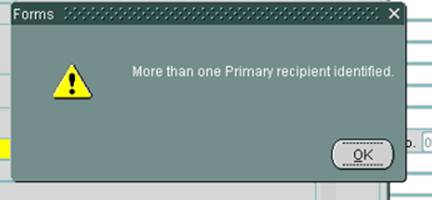AssetWise Linear Network Management - More than one Primary recipient ...