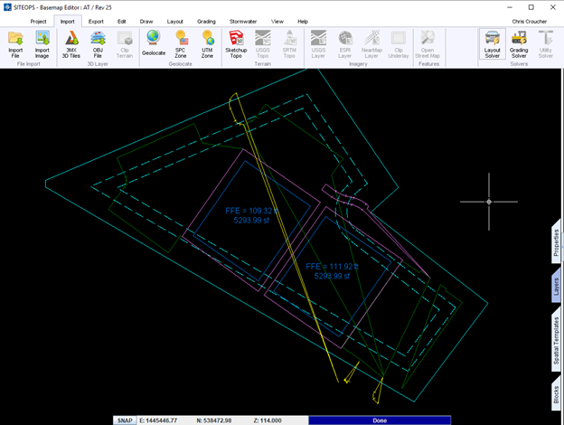 SITEOPS - Geometry imports incorrectly - Communities