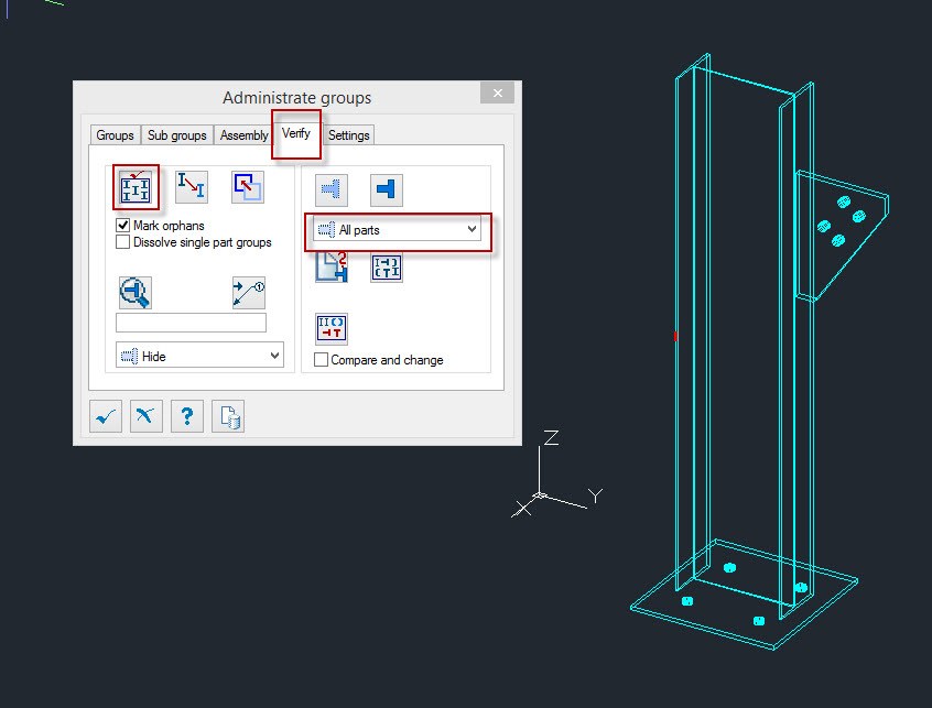 ProStructures - ProSteel Create Group command - Communities