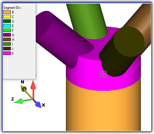 AutoPIPE - Example 01 - Model piping connected to end of a vessel ...