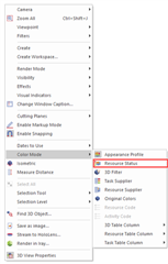 SYNCHRO Construction Solution - After assigning the Resource Statuses, why don’t I see the color ...