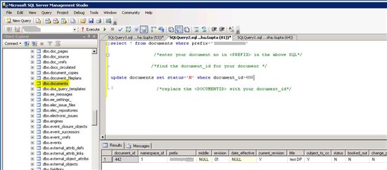 AssetWise ALIM - Delete an Approved (Change Control) Document - Communities