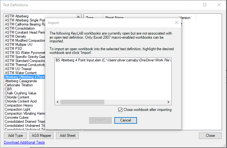 gINT | Keynetix - How To Import a KeyLAB Test - Communities