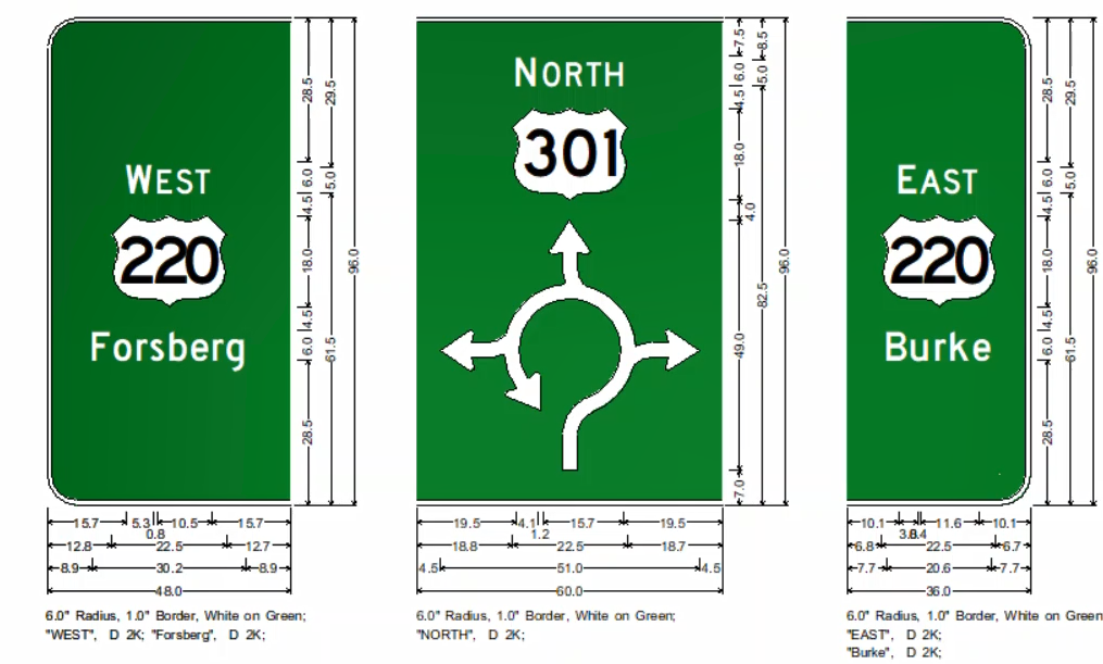 OpenRoads | OpenSite - D1-5 Circular Intersection Diagrammatic Sign ...