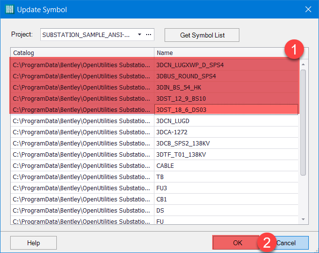OpenUtilities - Symbol Modification not reflected in Project - OpenUtilities Substation ...