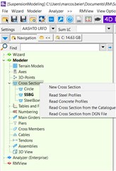 LARS | LEAP | OpenBridge | OpenTunnel | RM - Modeler: Import existing Cross-sections - Communities