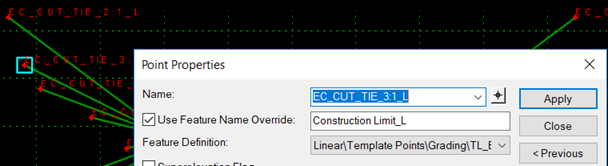 OpenRoads | OpenSite - Cannot Select Points for Point Controls ...