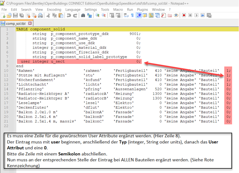 OpenBuildings - Attribute an Bauteilen - Communities