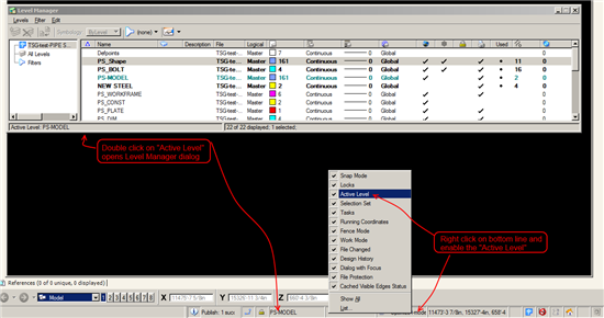 Archived Communities Documentation - How to turn levels On or Off ...
