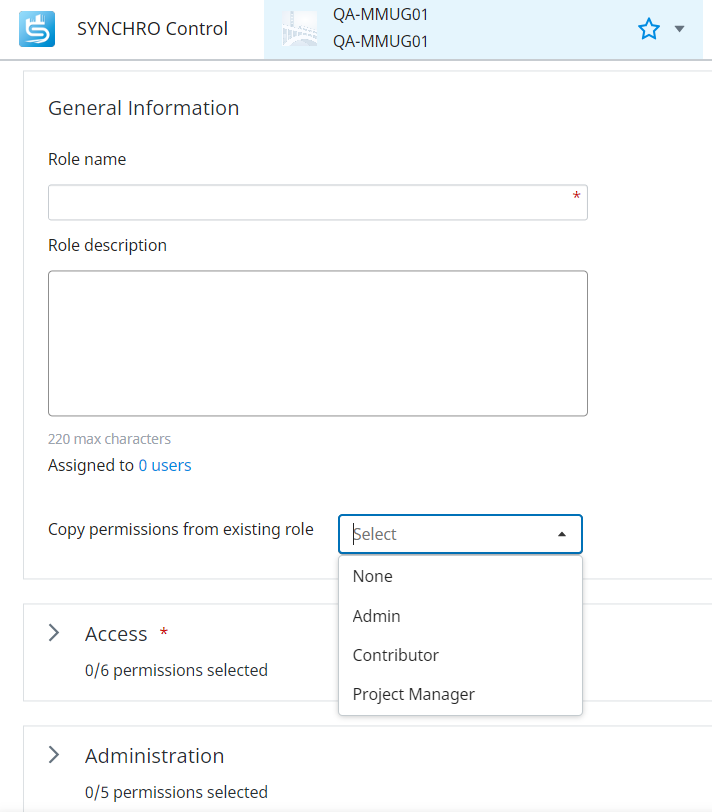 SYNCHRO Construction Solution - Adding users to a SYNCHRO Control ...