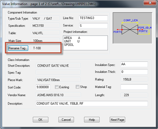 OpenPlant - How to Show Component Tagging in OpenPlant Isometrics ...
