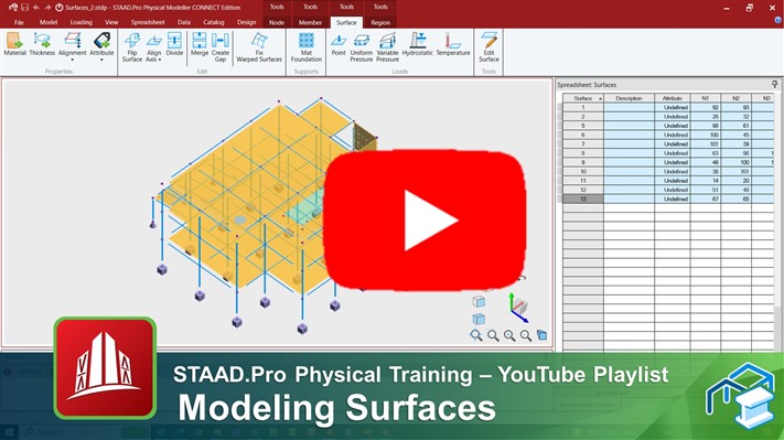 RAM | STAAD | ADINA - Modeling Structures in STAAD.Pro - Communities