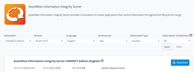 AssetWise ALIM - AssetWise Information Integrity Server CONNECT Edition ...