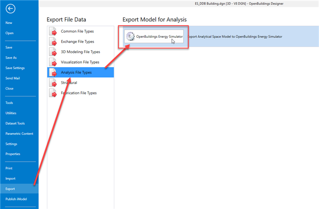 OpenBuildings - Analytical Space Model from OpenBuildings Designer ...
