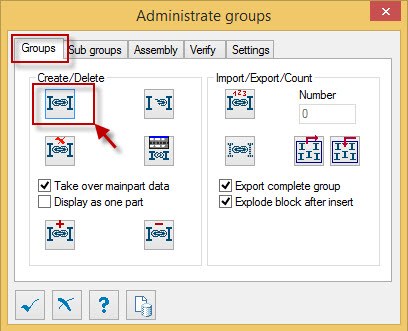 ProStructures - ProSteel Create Group command - Communities