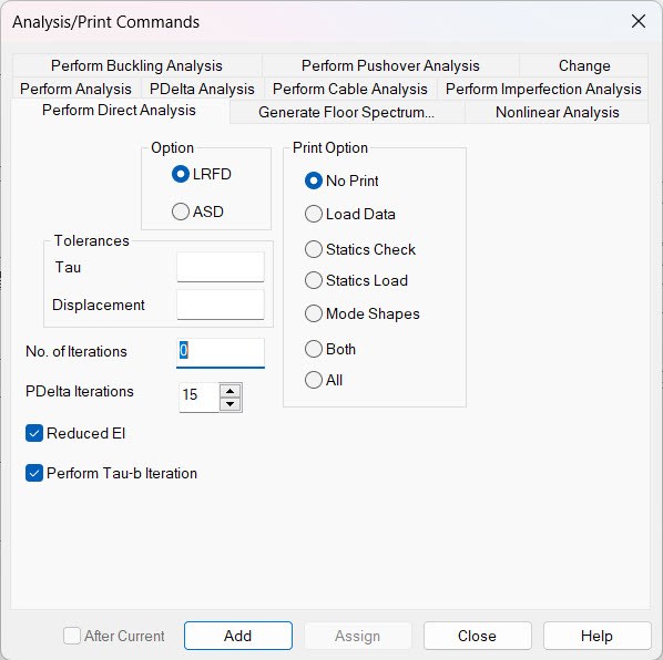 RAM | STAAD | ADINA - DIRECT ANALYSIS AND THE IMPLENTATION IN STAAD.PRO - Communities