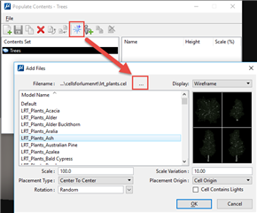 MicroStation - How to place multiple cells (Trees) over a given area of ...