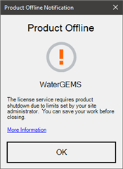 OpenFlows | Water Infrastructure - Product Offline Notification - Communities