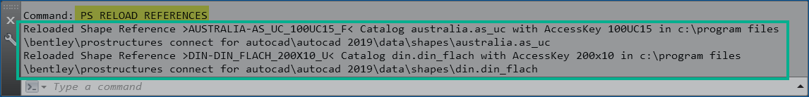 ProStructures - How to get the actual cross-section name in the partlist instead of the tag name ...