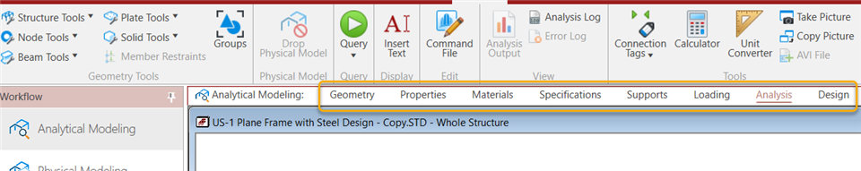 RAM | STAAD | ADINA - Some of the icons in my STAAD.Pro interface are ...