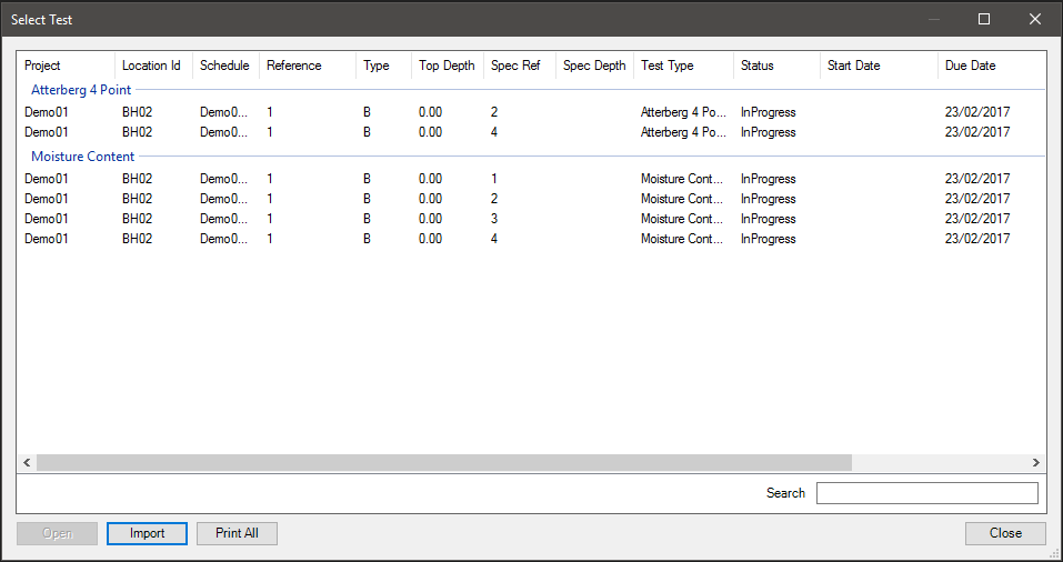 gINT | Keynetix - How Get Specimens to Appear Together on a Summary ...