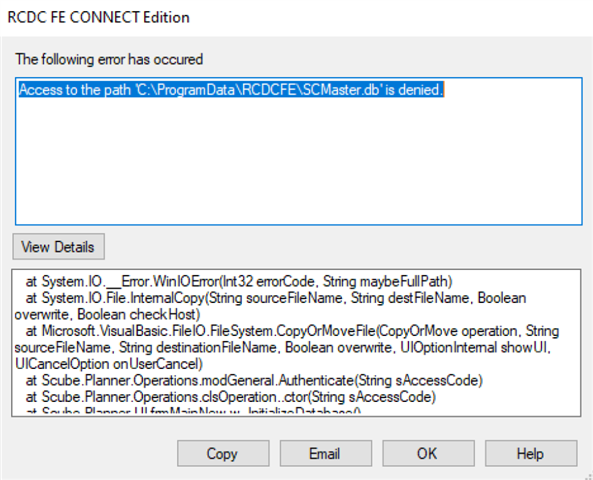 RAM | STAAD | ADINA - Access to a path is denied for RCDC FE |How To ...