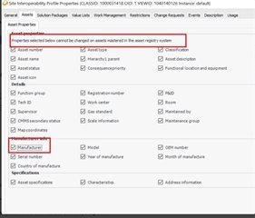 AssetWise Asset Reliability - Manufacturer Name not getting updated in APM from CCOM - Communities