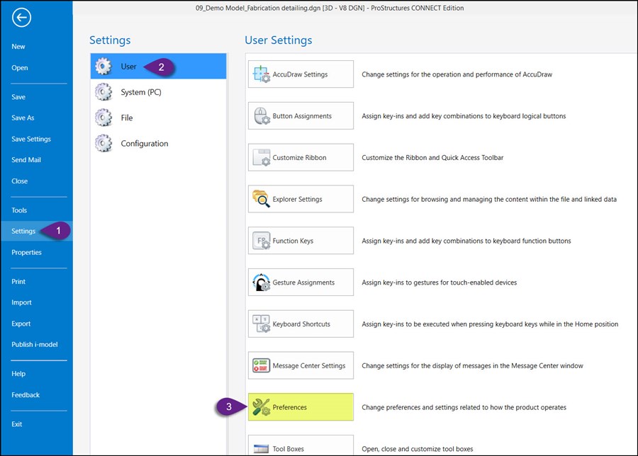 ProStructures - Setting up Default Active Tool - Communities