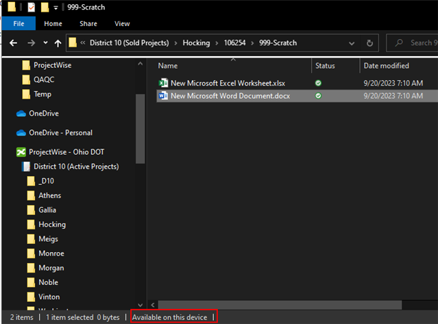 Ohio DOT & Consultants - What do all the icons mean under "Status ...