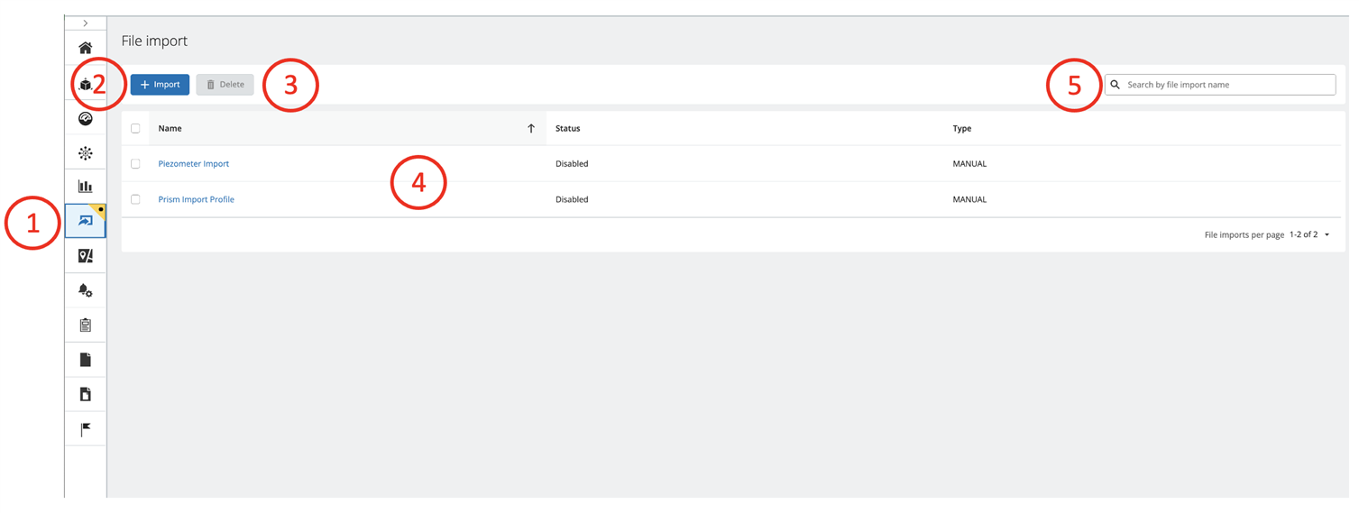 iTwin IoT - File Import Module Page Overview - Communities