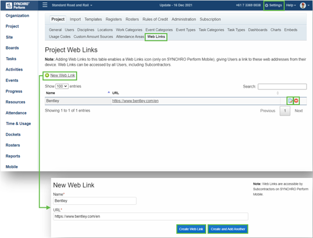 SYNCHRO Construction Solution - Web Links - Communities