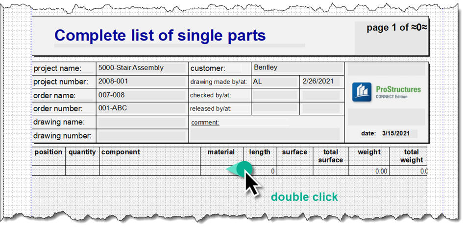 ProStructures - Working with Conditions to Edit Partlist - Communities