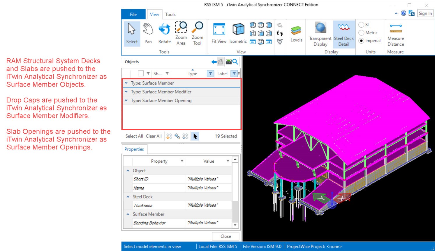 RAM | STAAD | ADINA - Pushing Decks/Slabs from RAM Structural System to ...