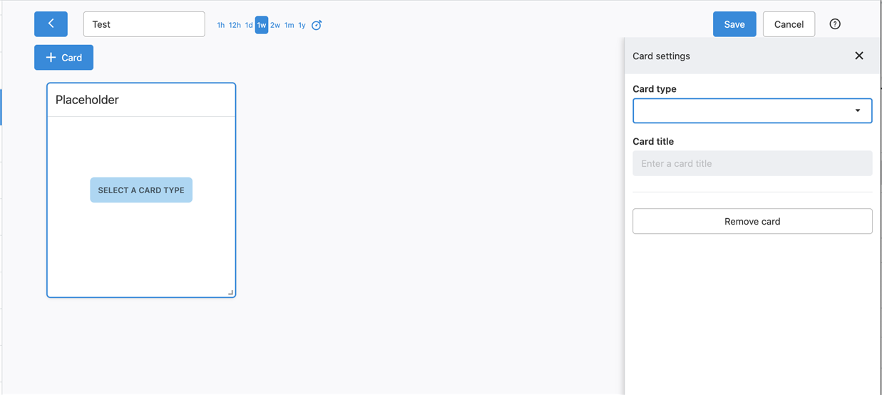 iTwin IoT - Dashboard Card Configuration Overview - Communities