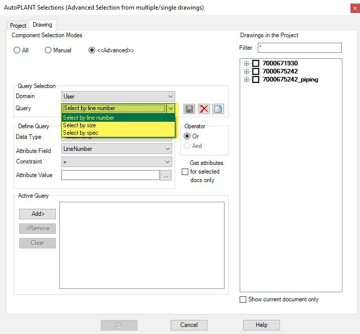 OpenPlant - How to Retrieve the Queries in AutoPLANT Advanced ...