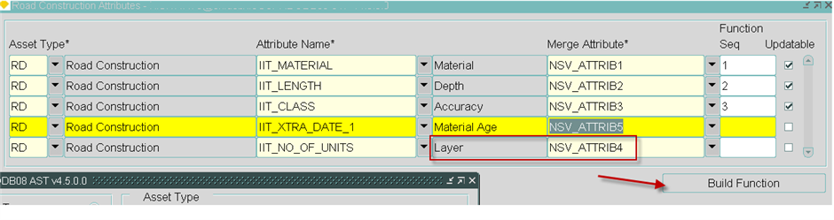 AssetWise Linear Network Management - STP1000 Road Construction form ORA-01722: invalid number ...