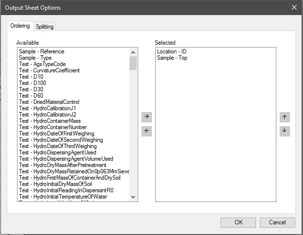 gINT | Keynetix - How To Use the Ordering on Report sheet - Communities