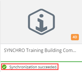 SYNCHRO Construction Solution - Create iModel from .SP file (New Projects) - Communities