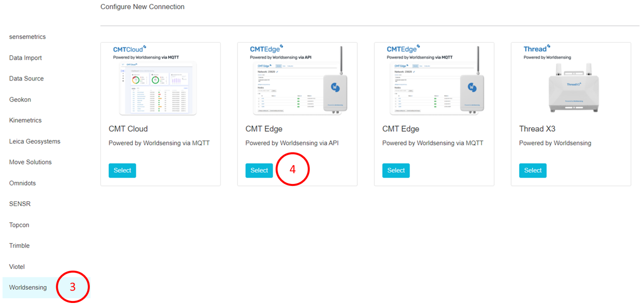 iTwin IoT - Worldsensing CMT Edge API Connection - Communities