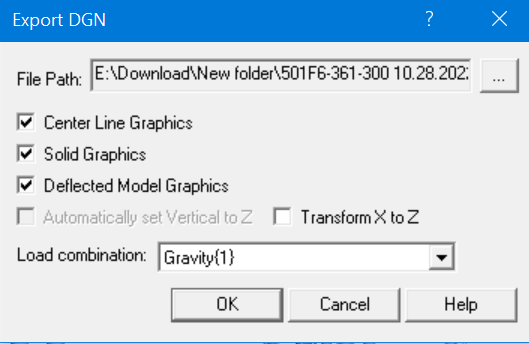 AutoPIPE - 0. How to export an AutoPIPE model to DGN? - Communities