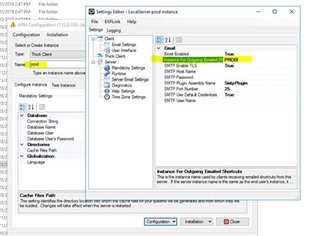 AssetWise Asset Reliability - Email setup for Multiple Environments ...
