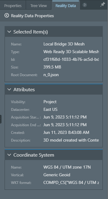 iTwin Experience - Reality Data - Asset - Communities